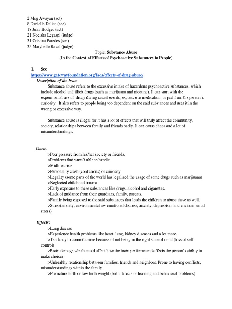 See Judge Act Rel | PDF | Substance Abuse | Drug Rehabilitation
