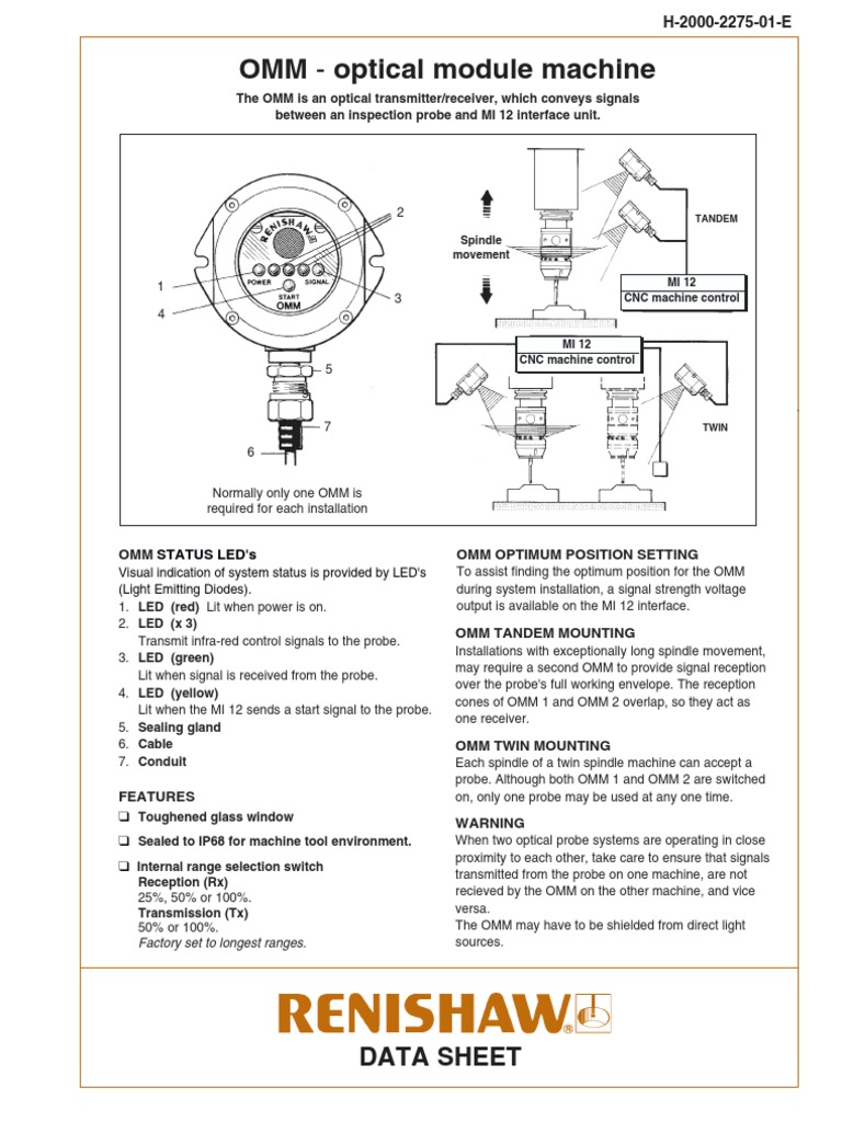 Data Sheet - OMM - Optical Module Machine | PDF | Light Emitting Diode ...
