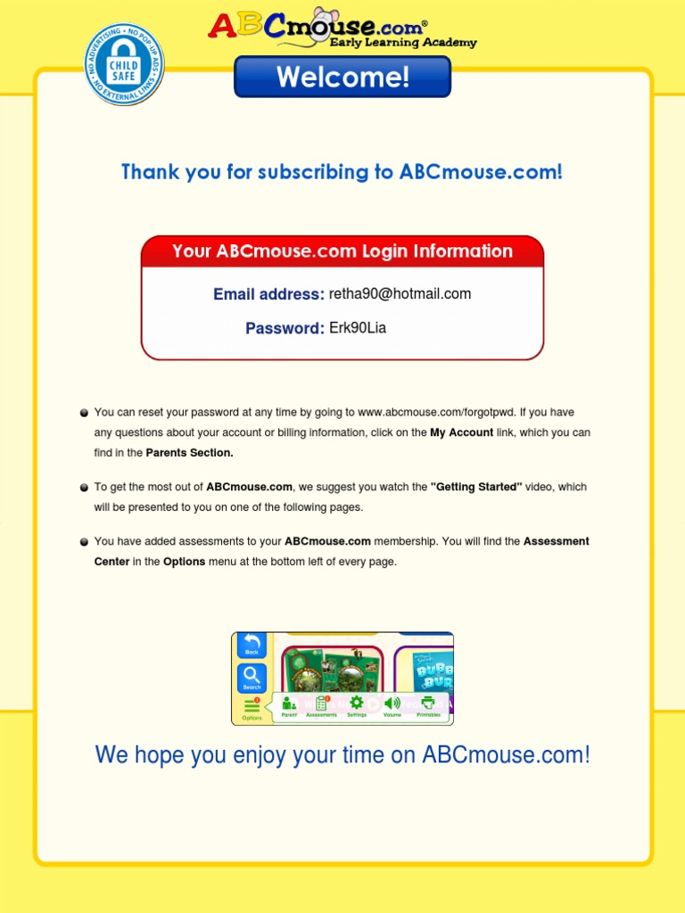 Abcmouse Login | PDF