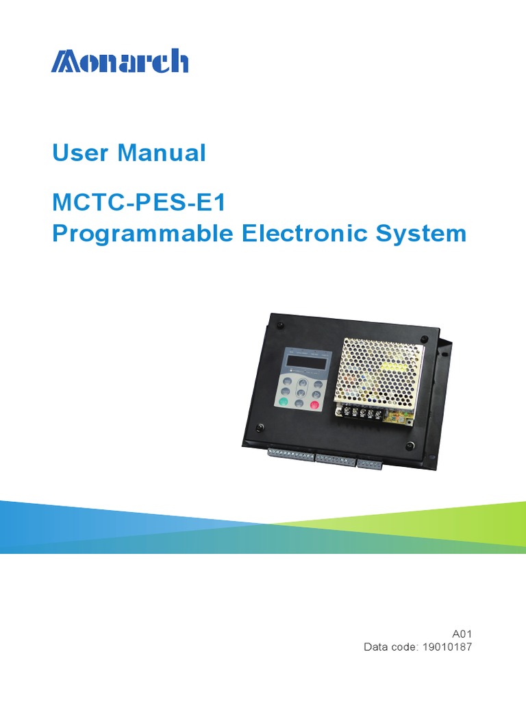 《MCTC-PES-E1扶梯可编程电子安全系统用户手册》-英文+19010187-A01.pdf | PDF | Electrical ...