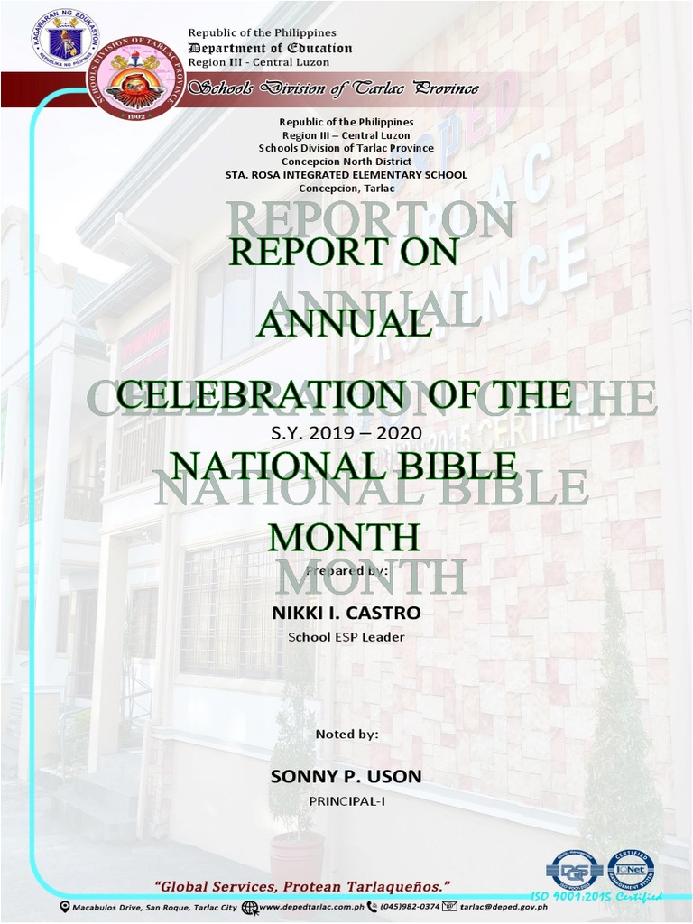 Nation Bible Week 2020 | PDF | Bible | Religious Texts