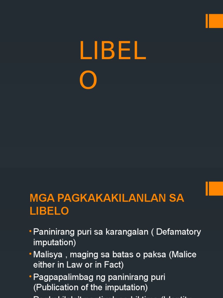 LIBELO | PDF