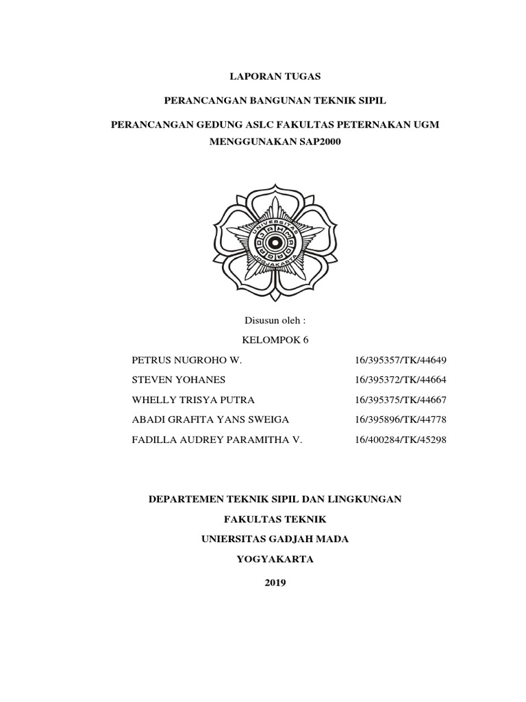Perancangan Gedung ASLC UGM | PDF