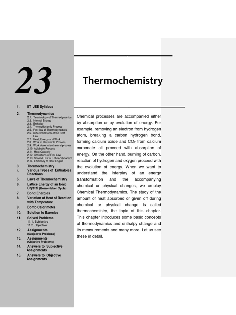 Thermochemistry Final PDF | PDF | Heat | Enthalpy