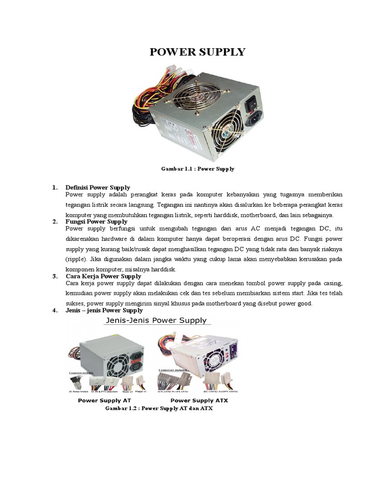 Power Supply | PDF
