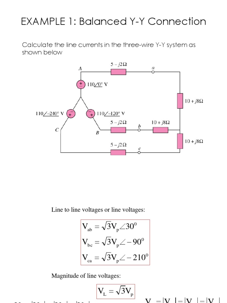 3 Phase Problems | PDF | Ac Power | Electrical Impedance