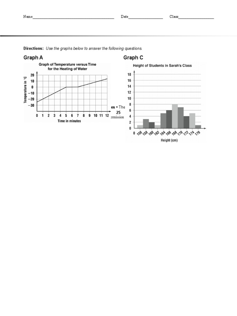 Graphing Worksheet | PDF | Teaching Methods & Materials