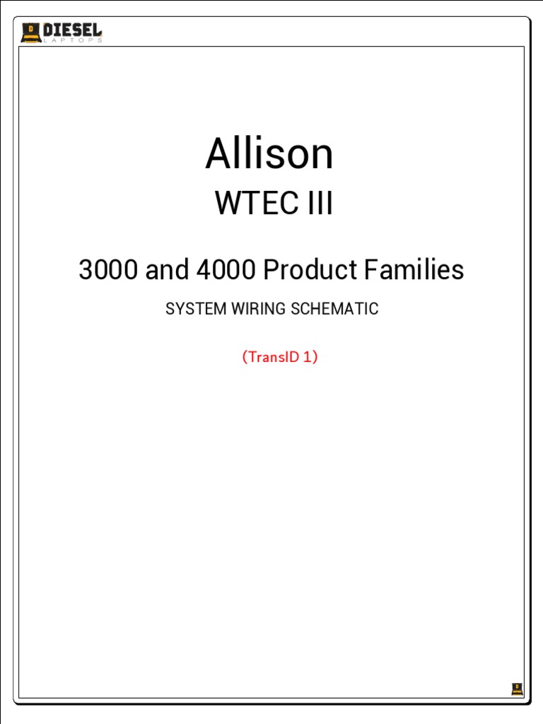 Allison - WTEC III.3000 & 4000 TransID 1 | Download Free PDF ...