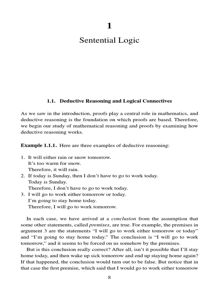 1 1 PDF | PDF | Argument | Logical Consequence