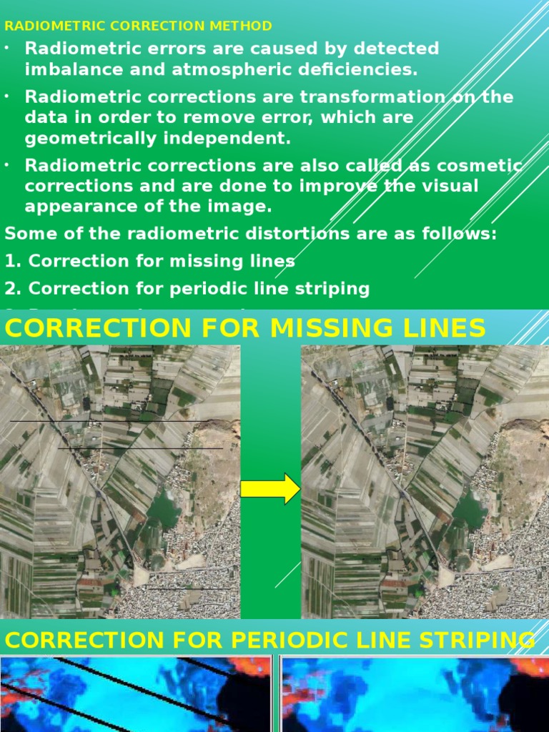 A Comprehensive Review of Radiometric, Atmospheric, and Geometric ...