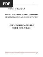 Logic and Critical Thinking Chapter 5 | PDF | Fallacy | Argument