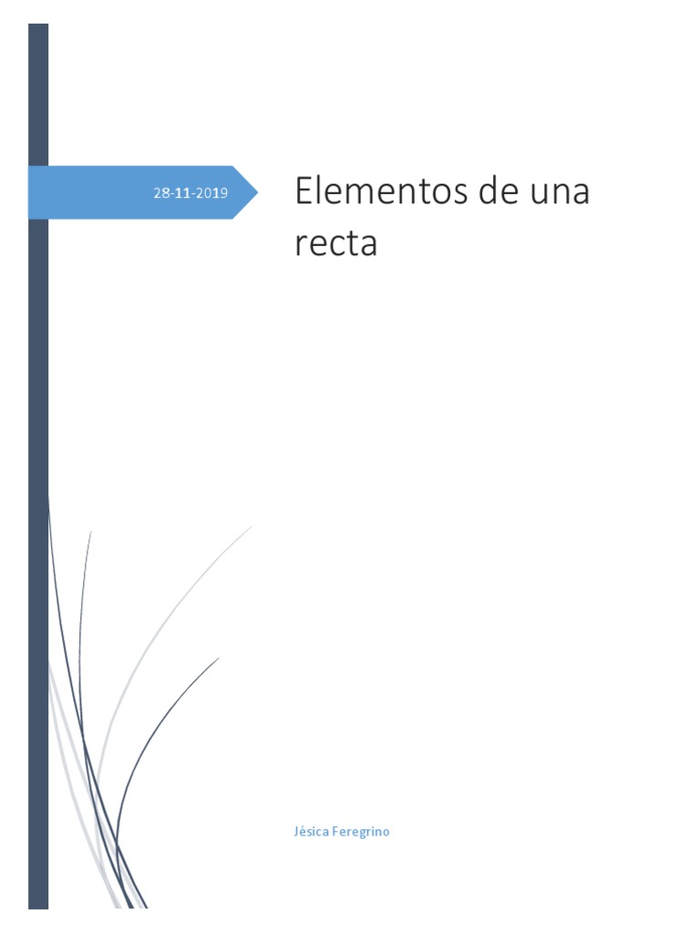 Elementos de Una Recta | PDF