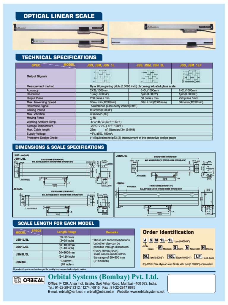 Linear Optical Scale PDF | PDF | Electronic Engineering | Electromagnetism