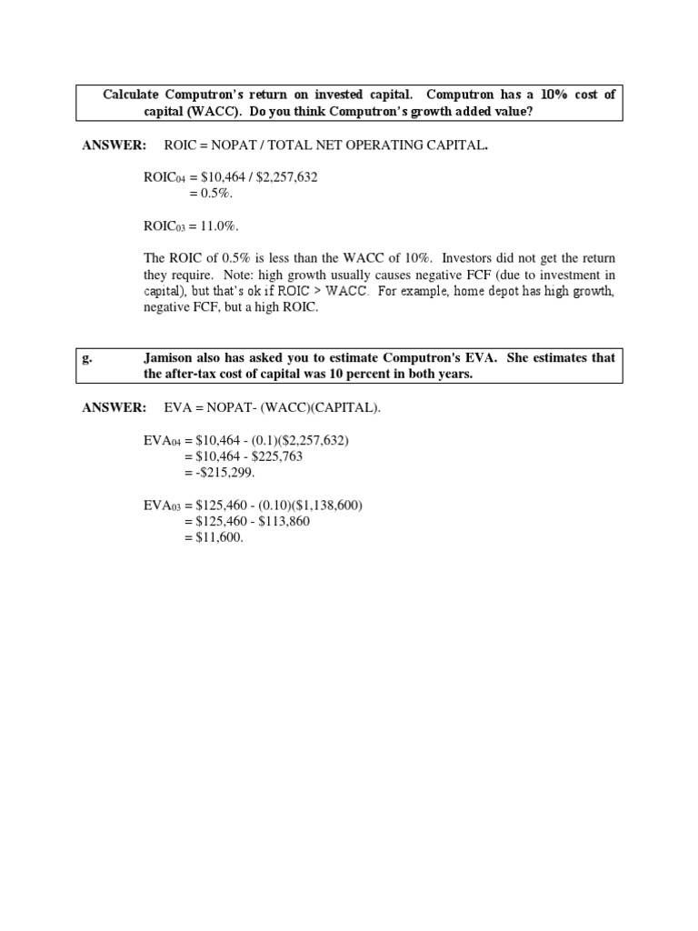 Calculate Computron | PDF
