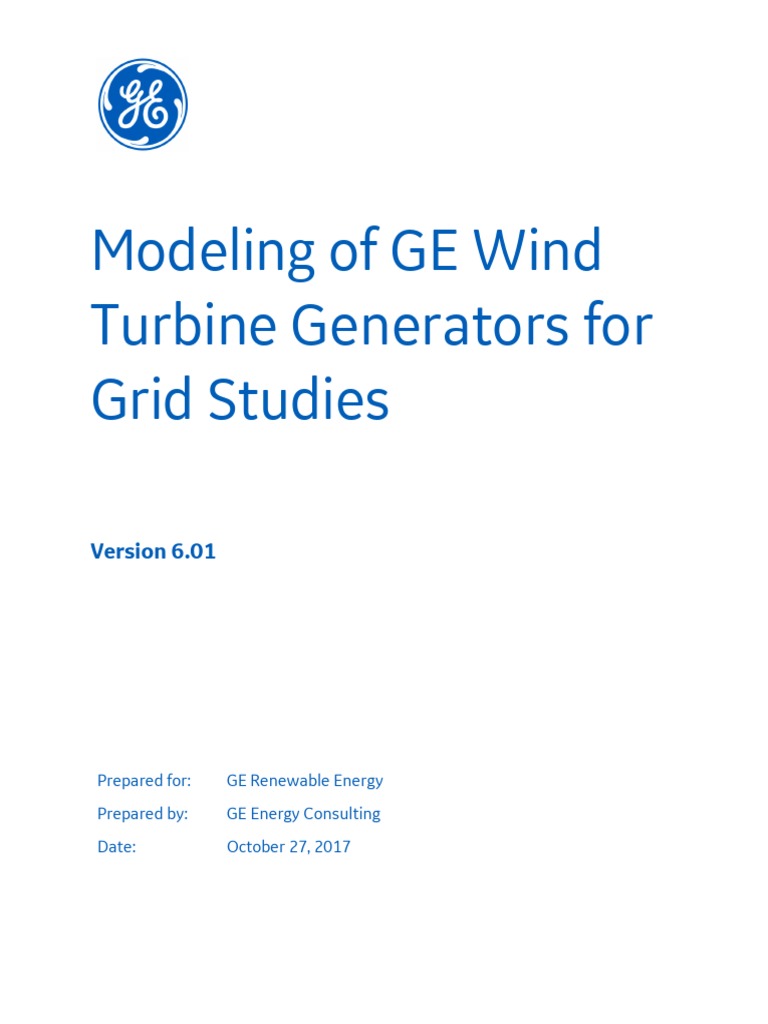 WTG Modeling-V601 | PDF | Wind Power | Transformer