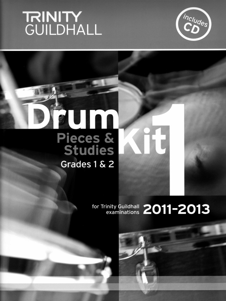 Trinity Guildhall DrumKit Grade 1&2 PDF | PDF | Drum Kit | Rhythm And Meter