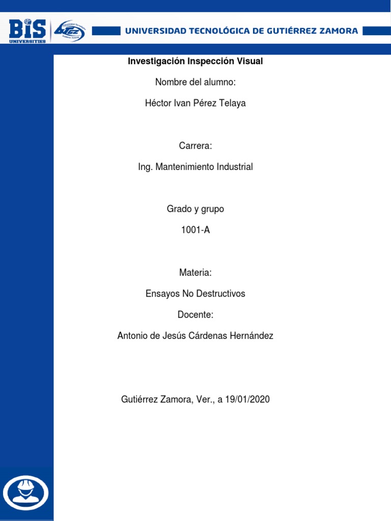 Investigación Inspeccion Visual | PDF | Óptica | Muestreo (Estadísticas)