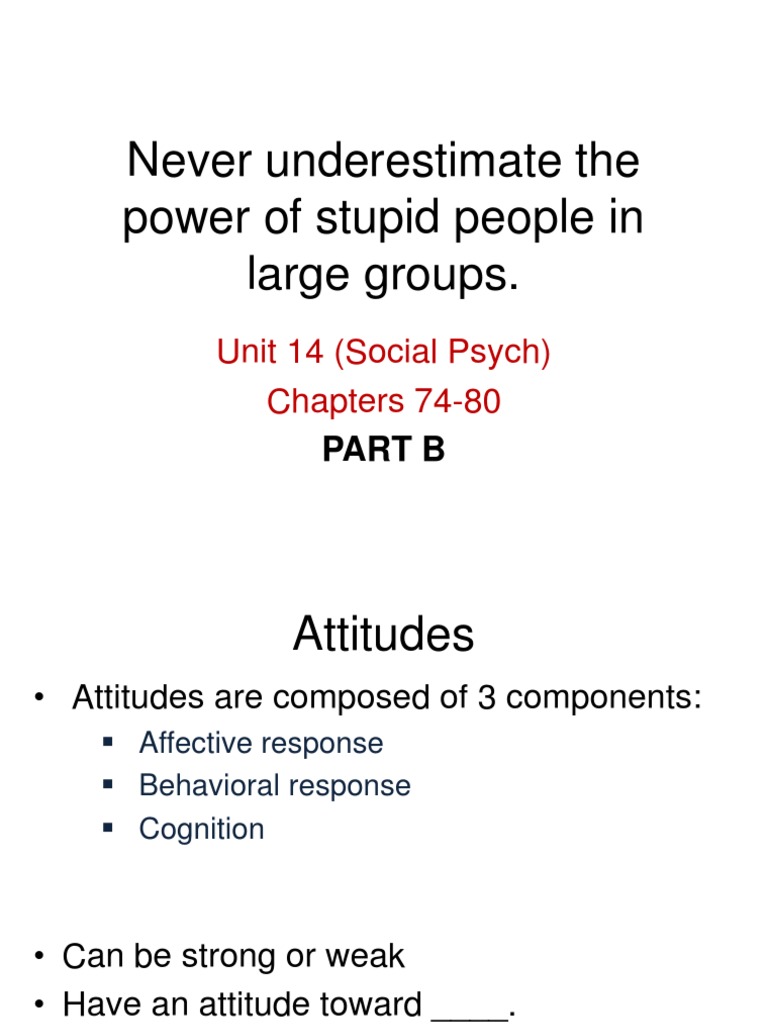 Social Psychology: Prejudice & Aggression | PDF | Prejudices | Aggression