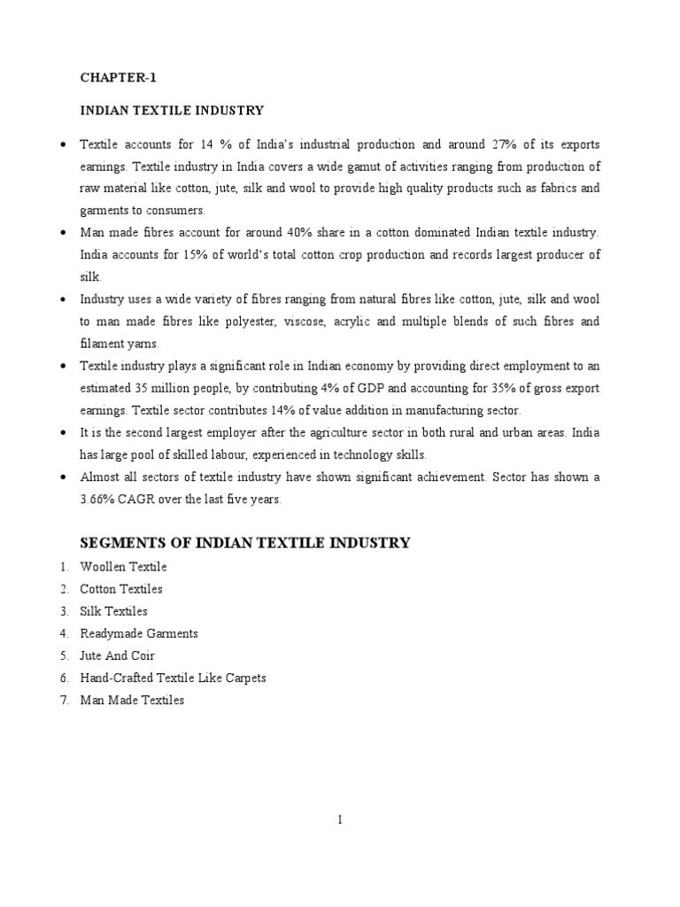 Analysis of Price Fluctuation of Raw Cotton and Cotton Yarn | PDF ...