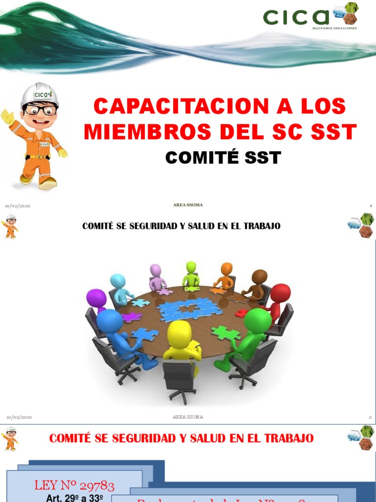 Comite de Seguridad y Salud en El Trabajo | PDF | Seguridad y salud ...