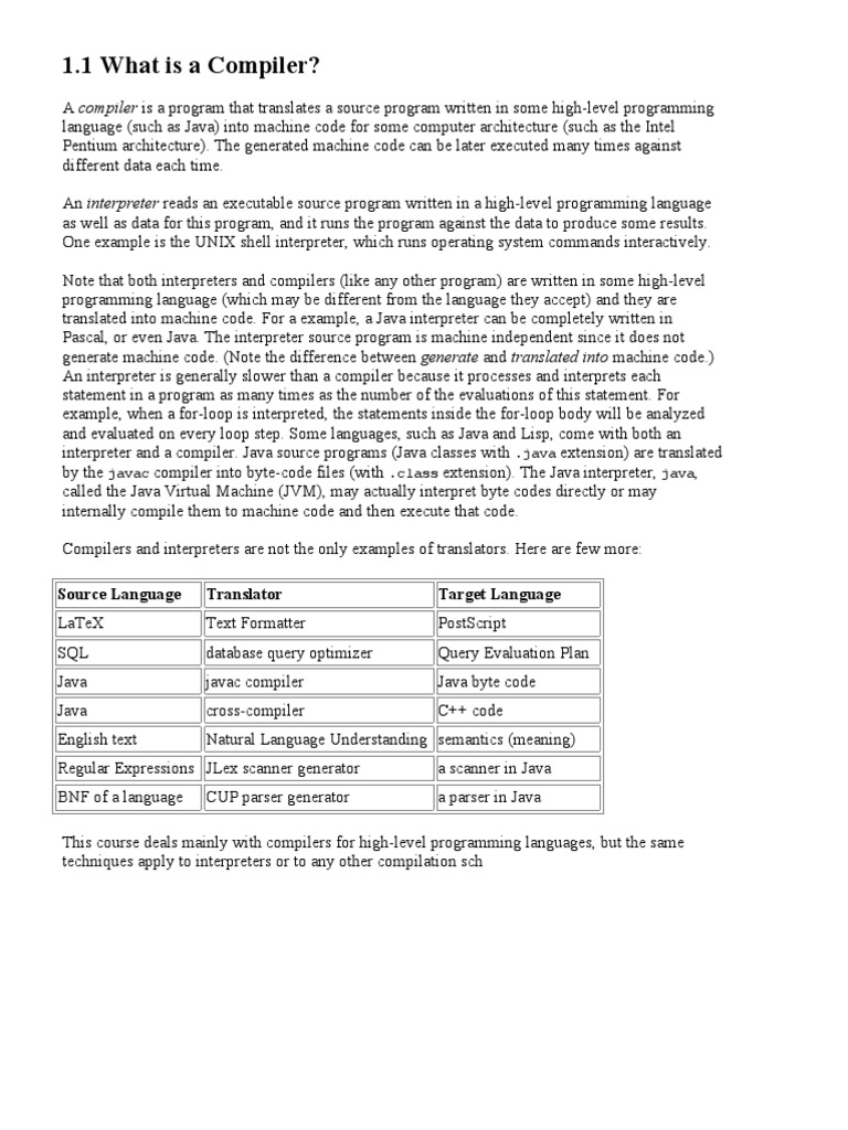 Understanding Compilers and Interpreters | PDF | Compiler | Parsing