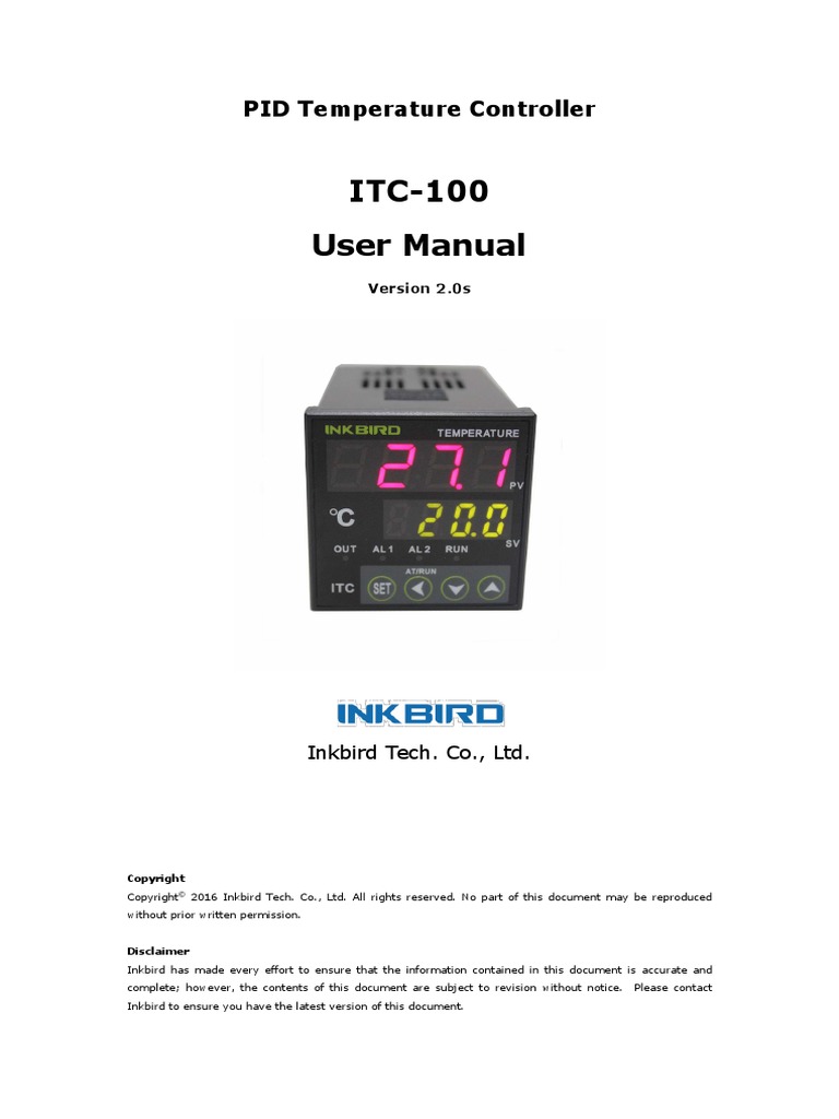 TC-100 User Manual Version 2.0s | PDF | Power Supply | Relay