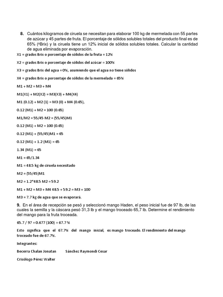 Ejercicios 8 y 9 | PDF