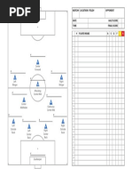 Soccer Formation Lineup Sheet 11v11 433 | PDF | American Football | Sports