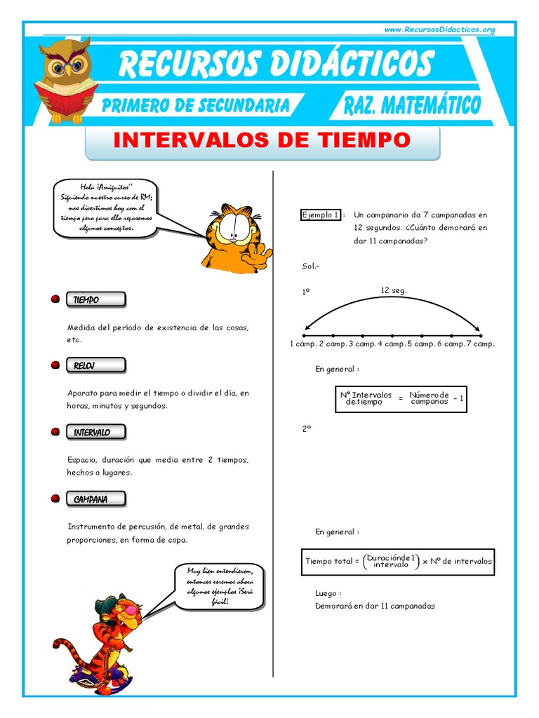 Hojas De Trabajo De Tiempo, Intervalos De 5 Minutos