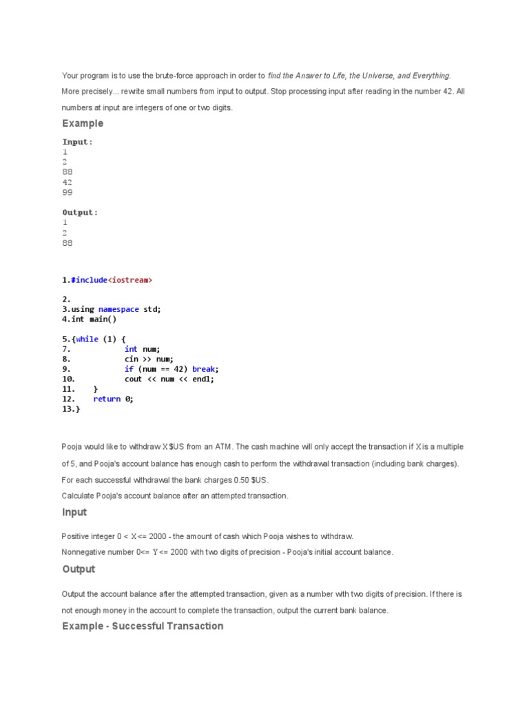 Code Chef Practice | PDF | Computer Programming | Function (Mathematics)