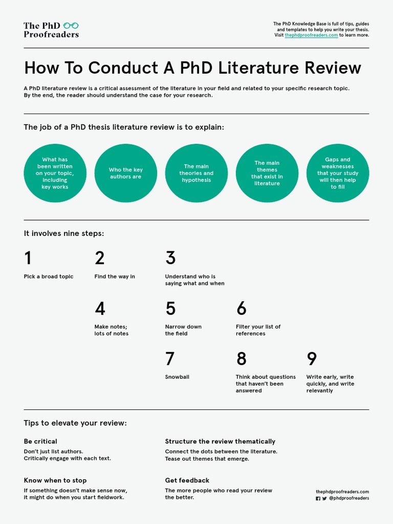 Literature-Review Infographic V01 | PDF | Academic Discipline ...