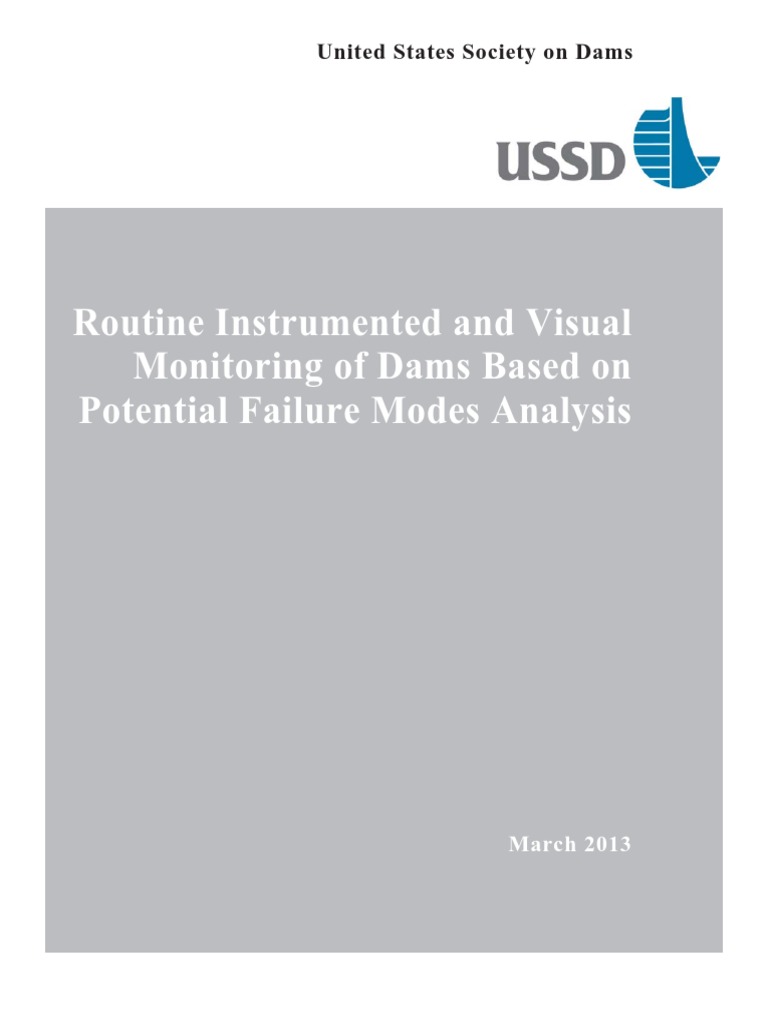 Routine Instrumental and Visual Monitoring of Dams Based On Potential ...