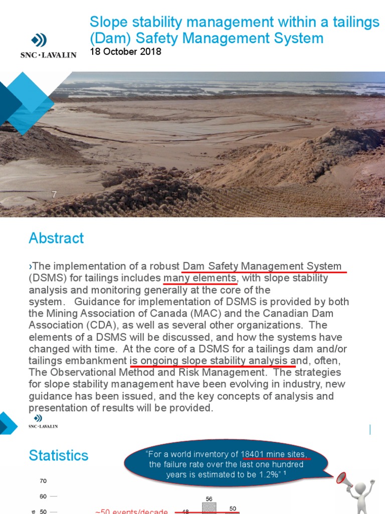 Slope Stability in Tailings Management | PDF | Dam | Risk Management