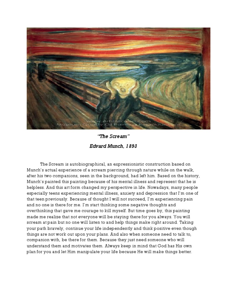 The Scream | PDF | Art