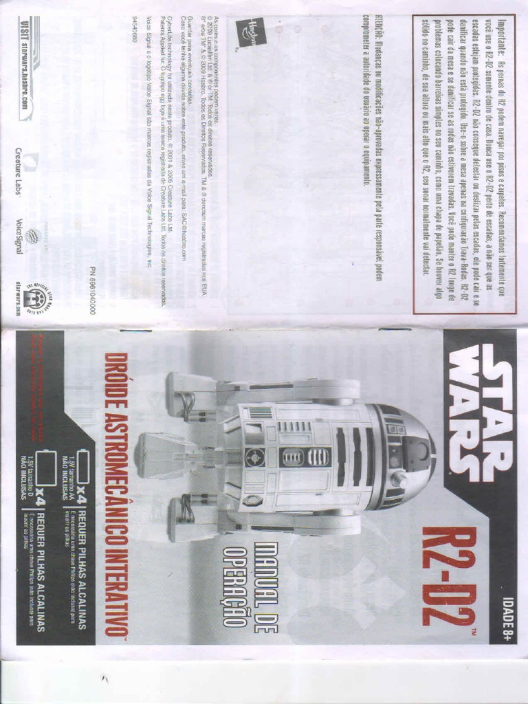Manual r2 d2 | PDF