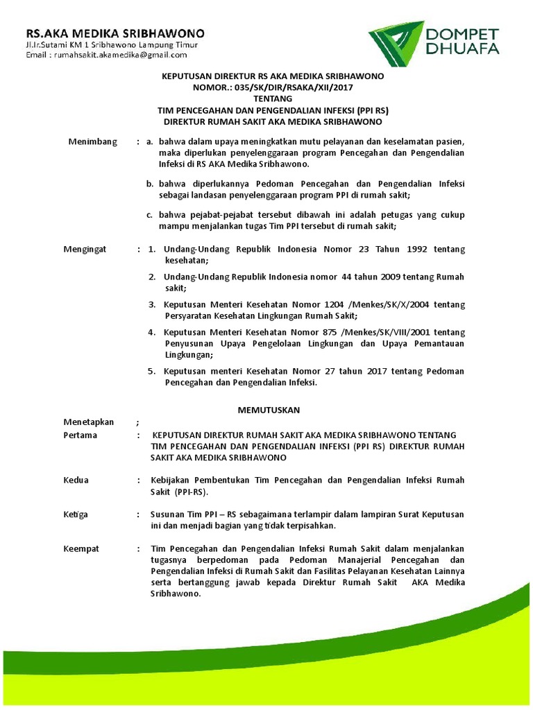 PPI 1 EP 1 Tim PPI RS | PDF