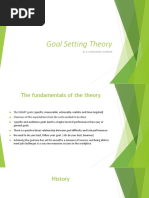 Goal Setting Theory | PDF