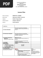 Mga Salitang May Klaster Lesson Plan 3 | PDF