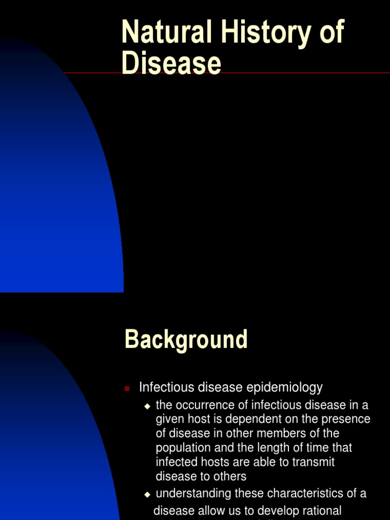 Natural History of Disease | PDF | Infection | Health Promotion