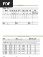 H-Pile Driving Log Form 4013 | PDF