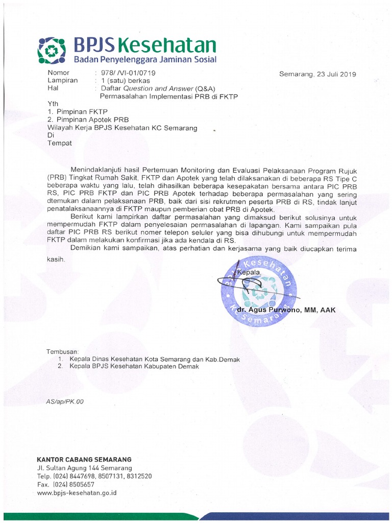 Q&A PRB BPJS Kesehatan | PDF