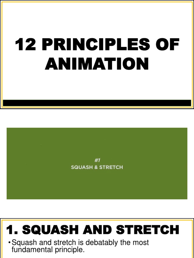 12 Principles of Animation - Lesson 3 | PDF | Animation | Time