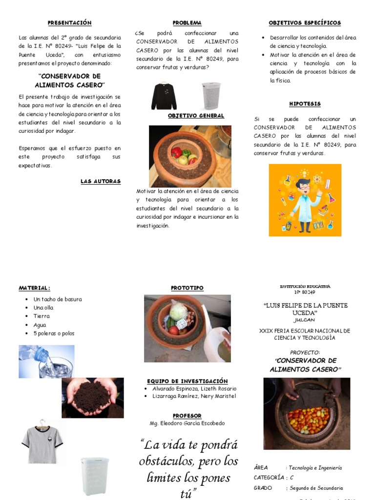 Conservador de Alimentos | PDF | Cognición | Aprendizaje