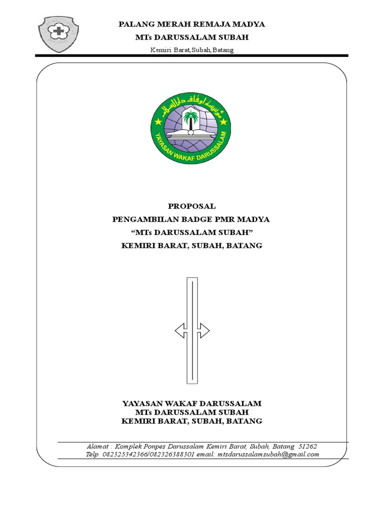 Proposal Pengambilan Badge PMR Madya | PDF