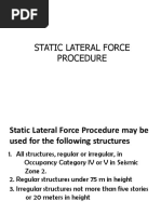 Equivalent Lateral Force Procedure | PDF | Framing (Construction ...