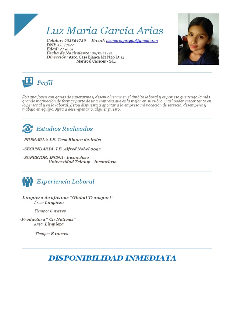 CV Maria | PDF