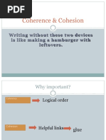Cohesion and Coherence | PDF | Grammar | Semiotics