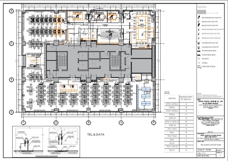 04 Tel & Data Layout Plan-Tel & Data | PDF | Computing | Computer ...