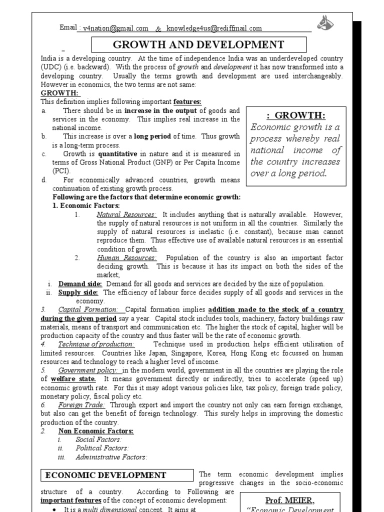 Macro Economics Notes | PDF | Measures Of National Income And Output ...
