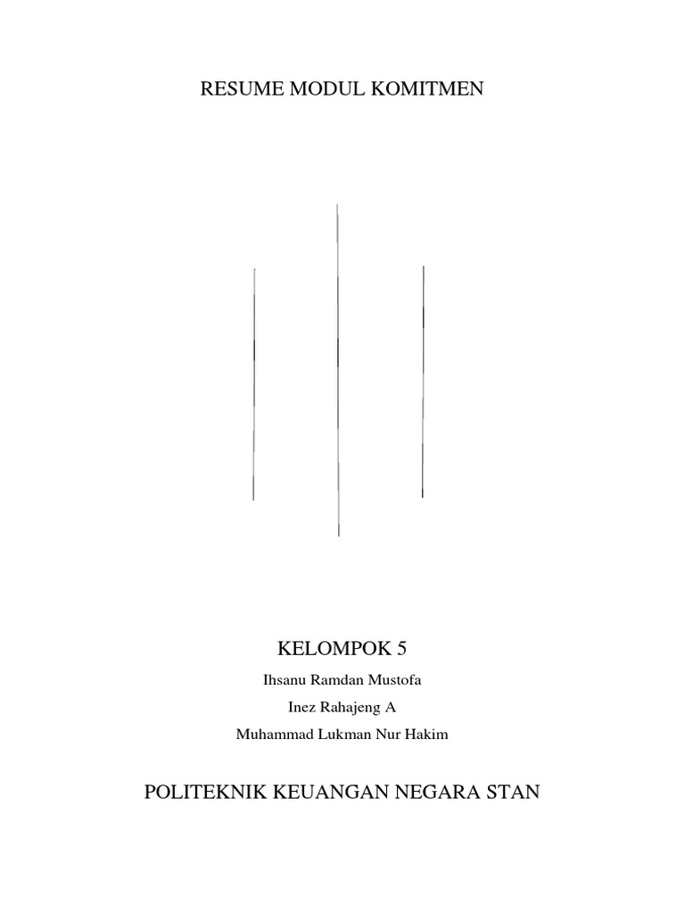 Kelompok 5 Rangkuman Modul Komitmen | PDF